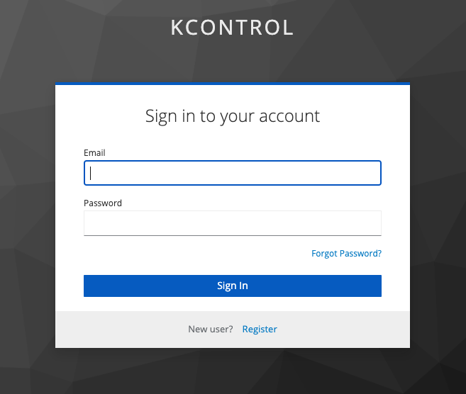 On Prem – Initial Setup - Kramer Control - On Prem - 1