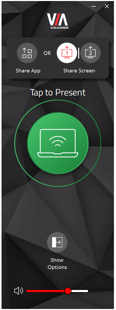 Join VIA meeting Using Kramer VIA app for Windows client - VIA - 1