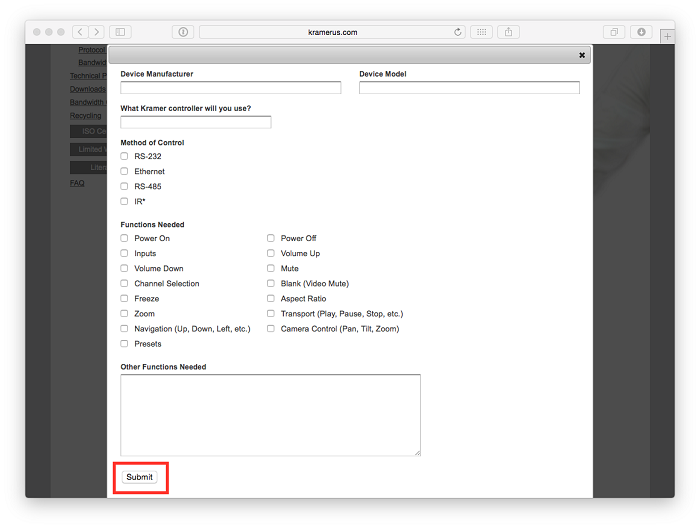 Requesting a Device Driver - K-Touch - 1