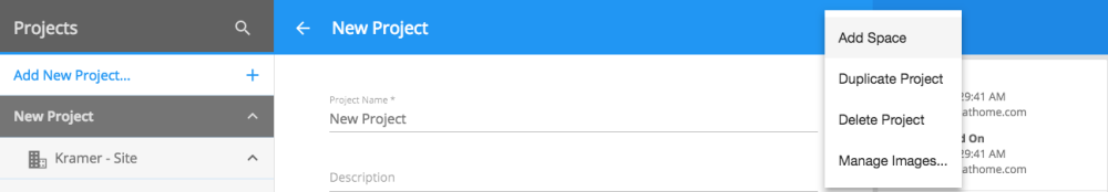 Project or Space Duplication - Kramer Control - 1