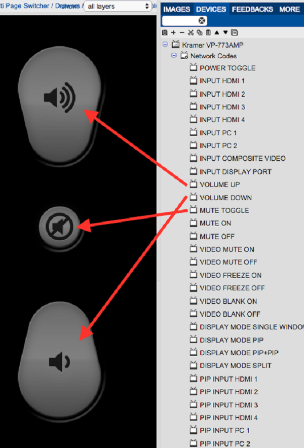 Using the Multi-Page Switcher Template - K-Touch - 1