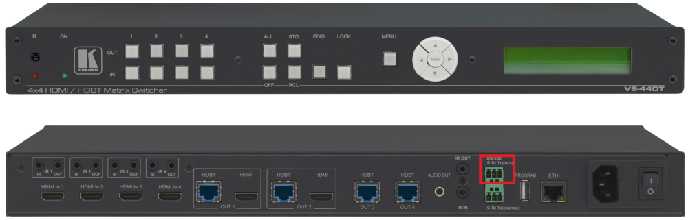 VS-44DT: Tunneling Commands to HDBT Output - AVSM - 1