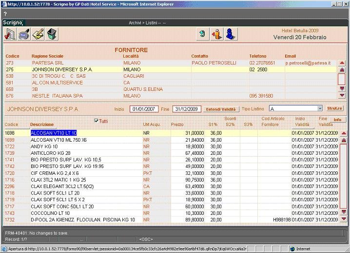 Listini - Scrigno PMS Manuale - 1