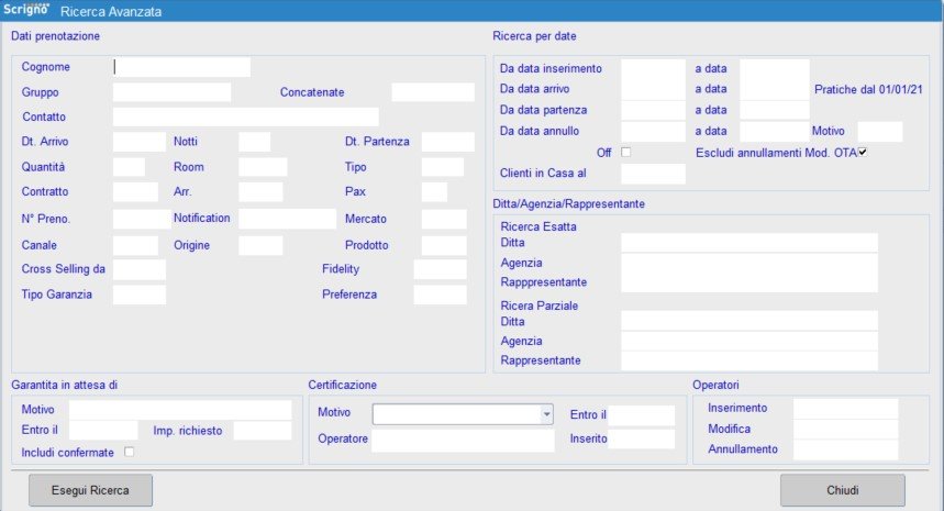 Lista pratiche interattiva - Scrigno PMS Manuale - 1