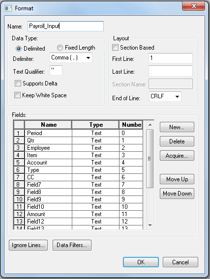 Completing the Format - Cubix User Guide - 1