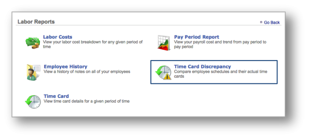 Time Card Discrepancy - Store User Guide - 2
