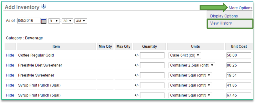 Correcting an Inventory Add - Store User Guide - 2