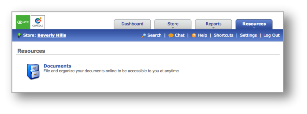 Documents - NCR Console for Aloha - 1