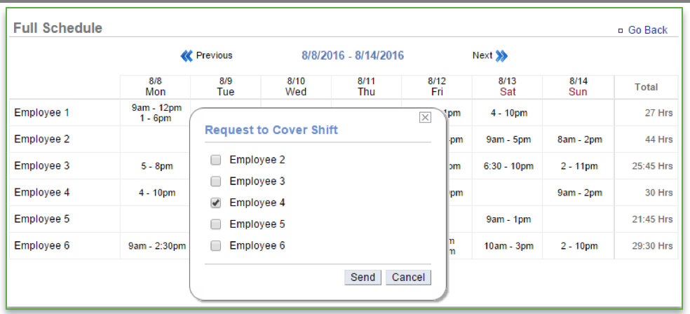 Shift Swap Requests – Employee - Store User Guide - 2