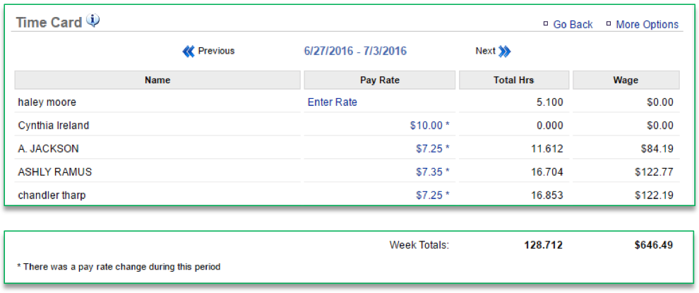Time Card - Store User Guide - 2