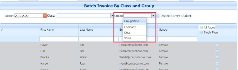 Create Batch Invoice - Compudance Online Helpdesk - 1