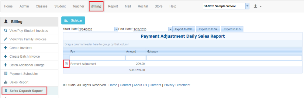 Sales Deposit Report - Compudance Online Helpdesk - 1
