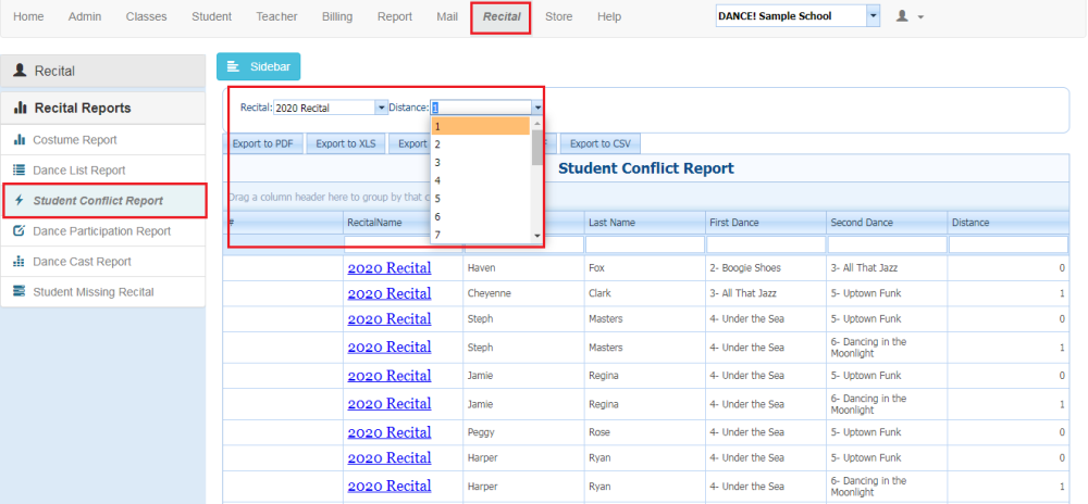 Student Conflict Report - Compudance Online Helpdesk - 1