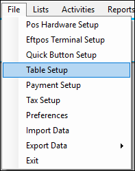 Tables (optional) - BlueTill Manual - 20