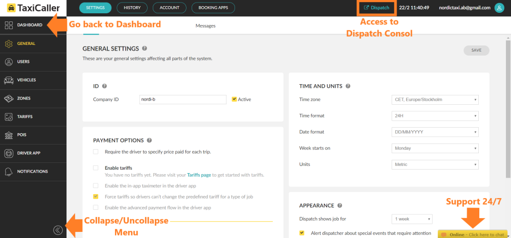 The Dashboard - Admin Panel - New Admin