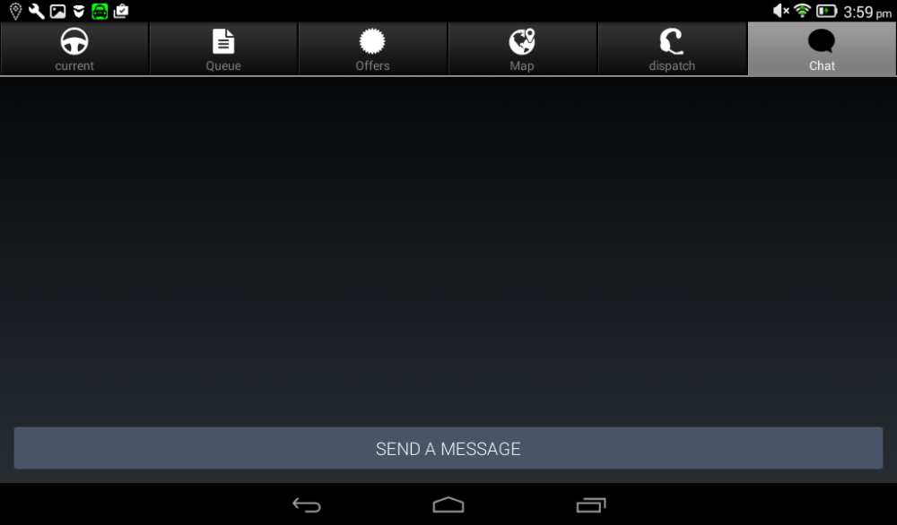 Send messages to dispatch and other drivers - Driver App - 1