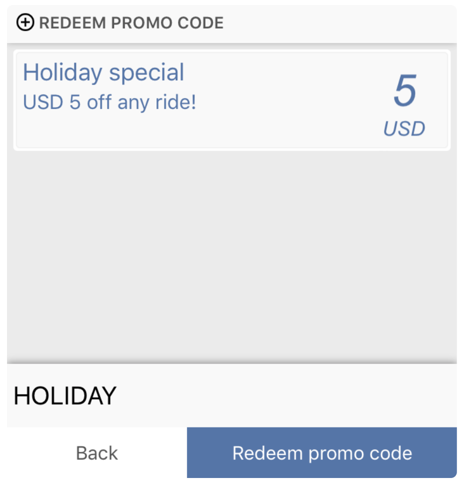 Redimir y Usar Promociones - Admin Panel - Unified Admin